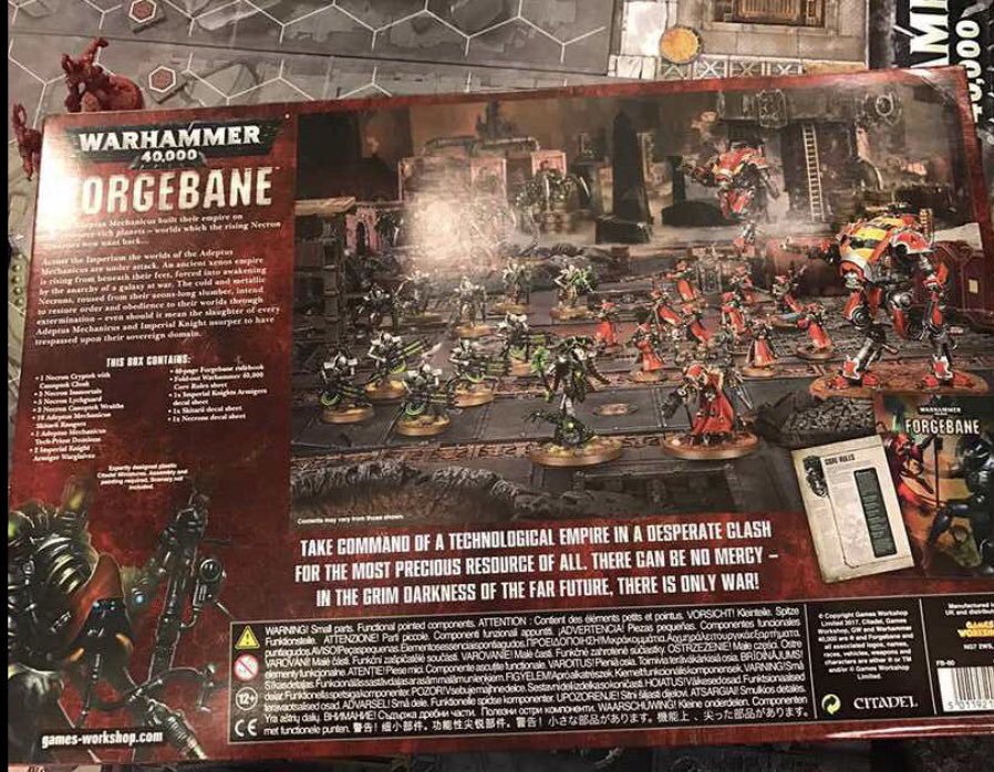 Forgebane - Necrons VS Adeptus Mechanicus boxed game - Sprues & Brews