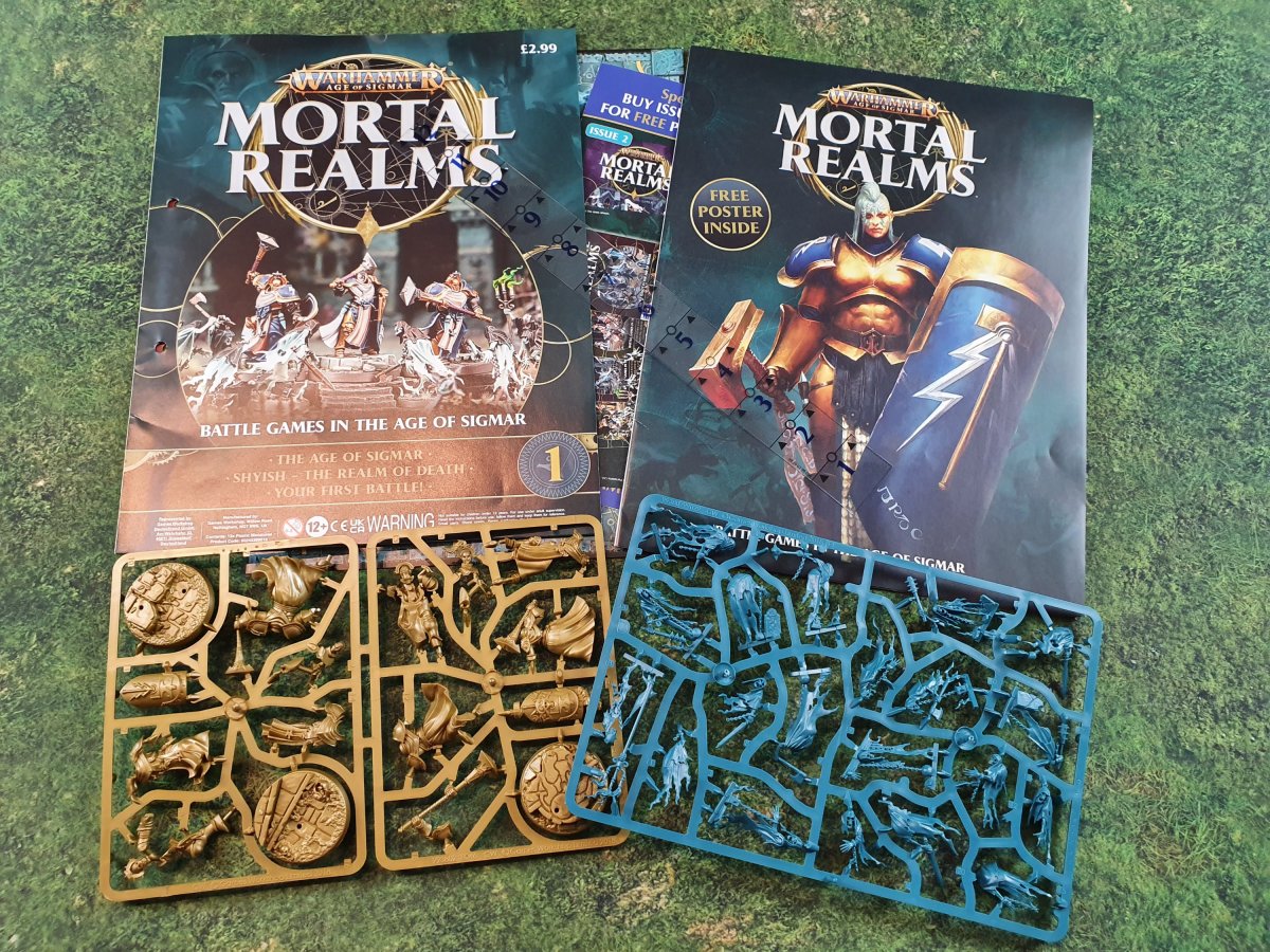 Warhammer Age of Sigmar Mortal Realms Magazine Issue 1 Unboxing and ...