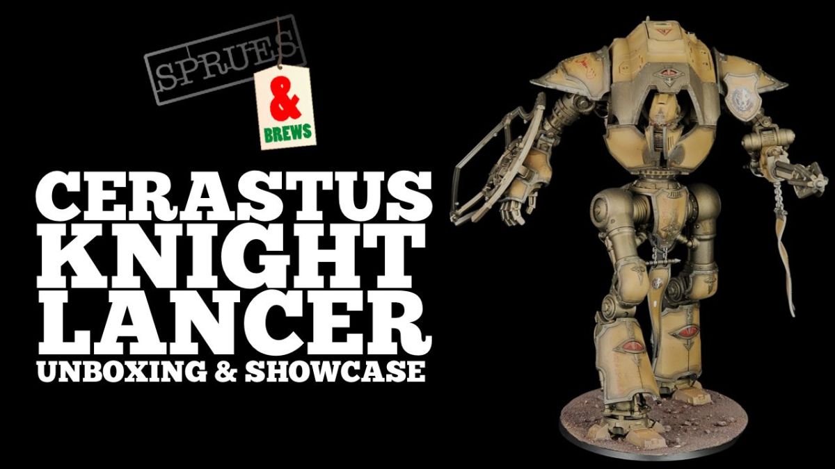 Warhammer The Horus Heresy Plastic Cerastus Knight Lancer Unboxing and ...