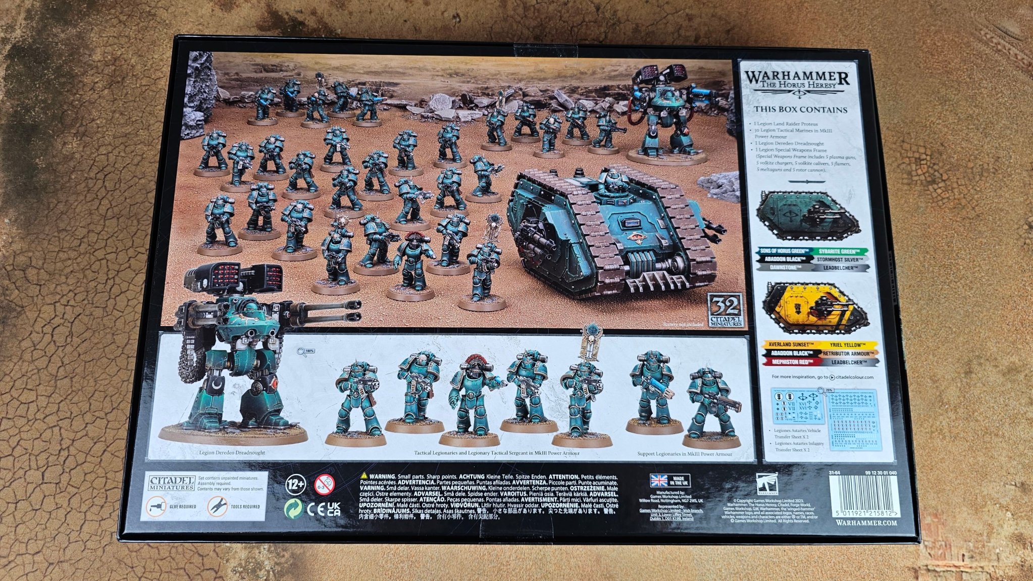 Warhammer The Horus Heresy Legiones Astartes Battle Group Unboxing and ...