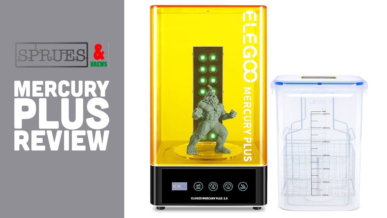 Elegoo Mercury Plus 2.0 Review - Wash & Cure Made Easy? - Sprues & Brews